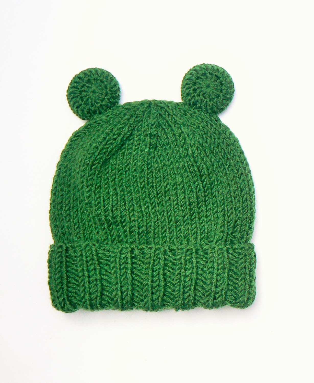 Frog Hat, Tongue Out Hat, Knit Hat, Animal Hat, Beanie Hat, Green Frog ...