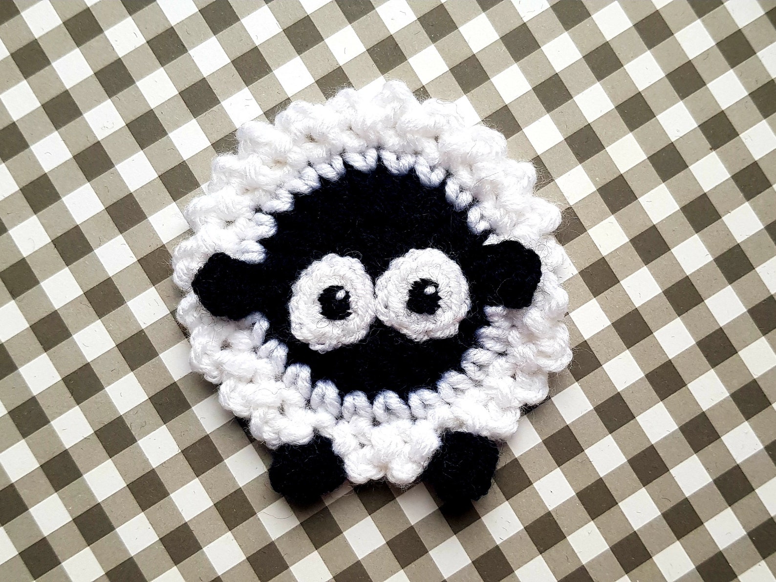 Sheep Applique Crochet Applique Crochet Animals Animal | Etsy