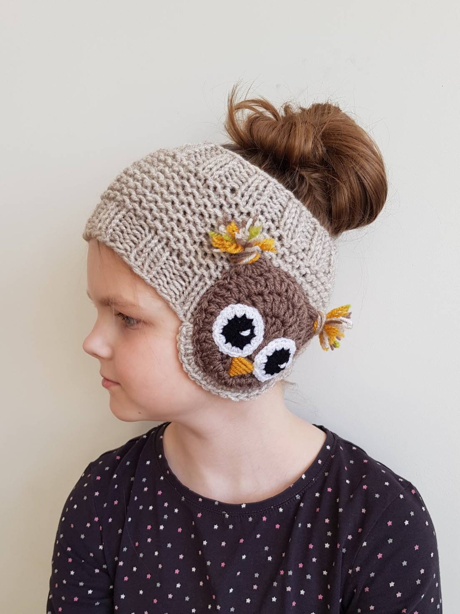 Owl Headband Spring Accessory Ear Warmer Knit Headband - Etsy