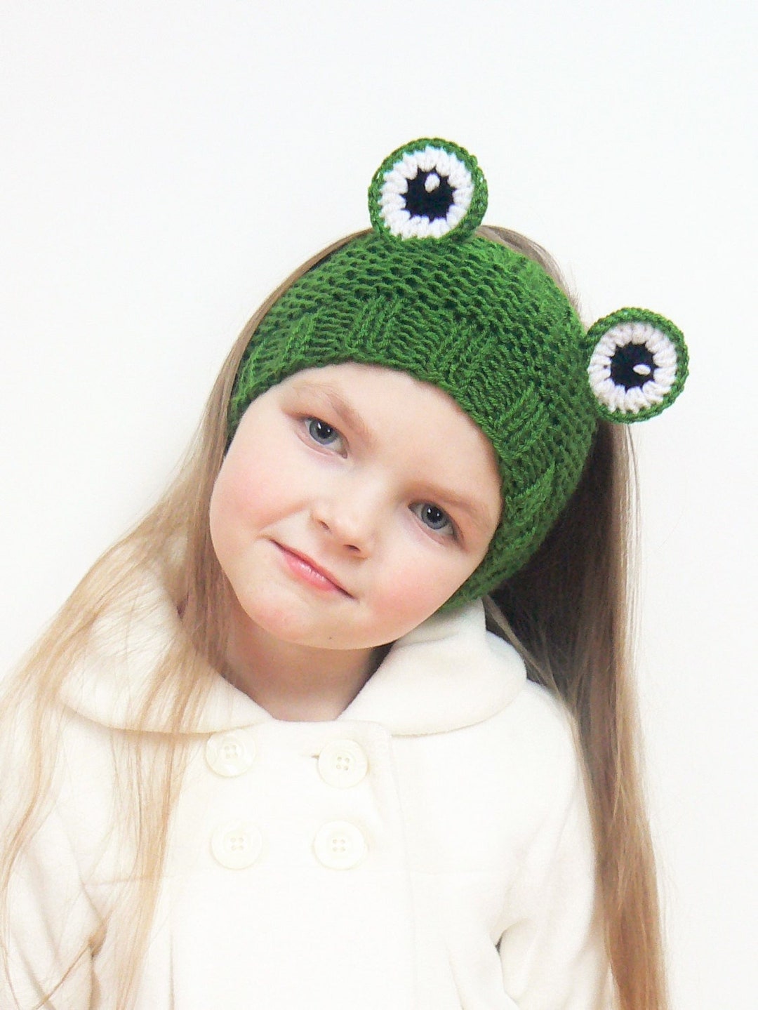 Ear Warmer Frog, Headband Frog, Head Wrap, Goblincore Outfit, Knit ...
