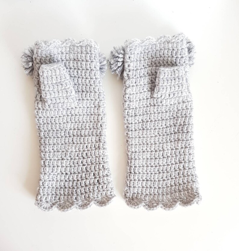 Fingerless Gloves KOALA Gloves Crochet Gloves Arm Warmers | Etsy