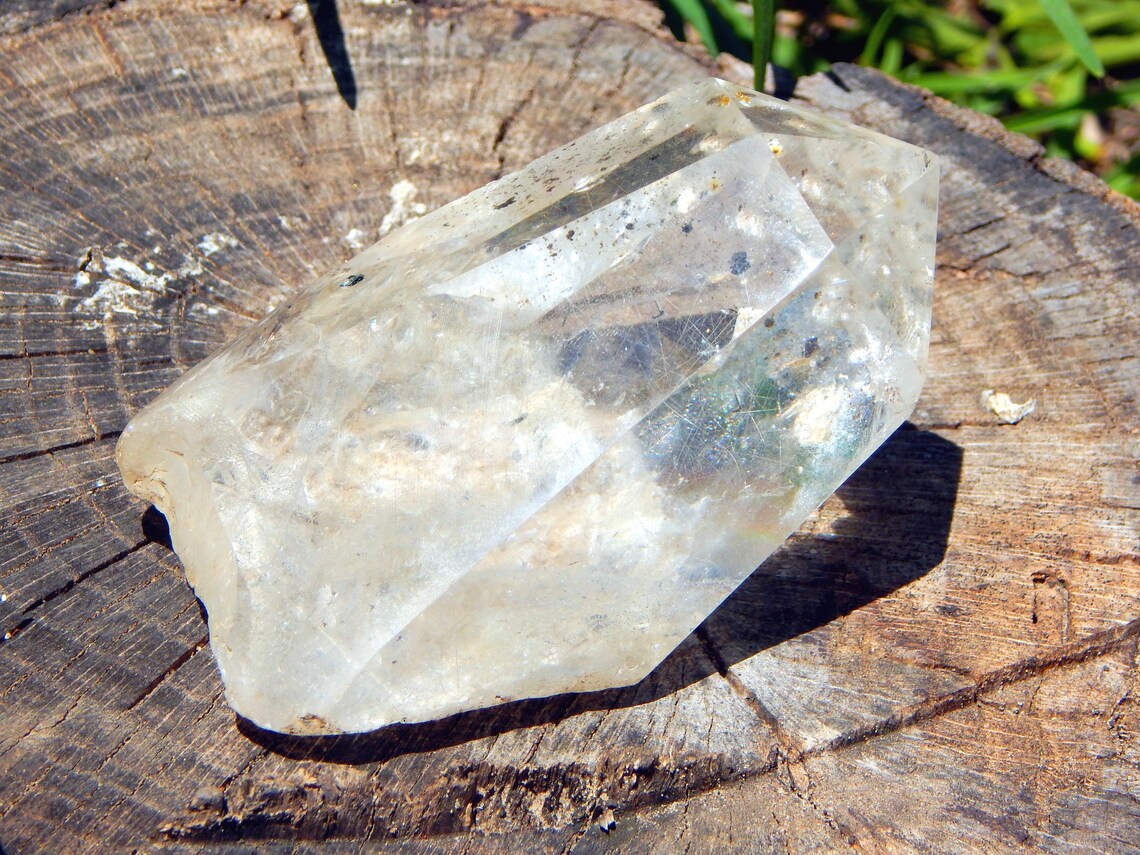 SUPER SILVER RUTILE Quartz 314g Terminated Point Silver - Etsy Israel