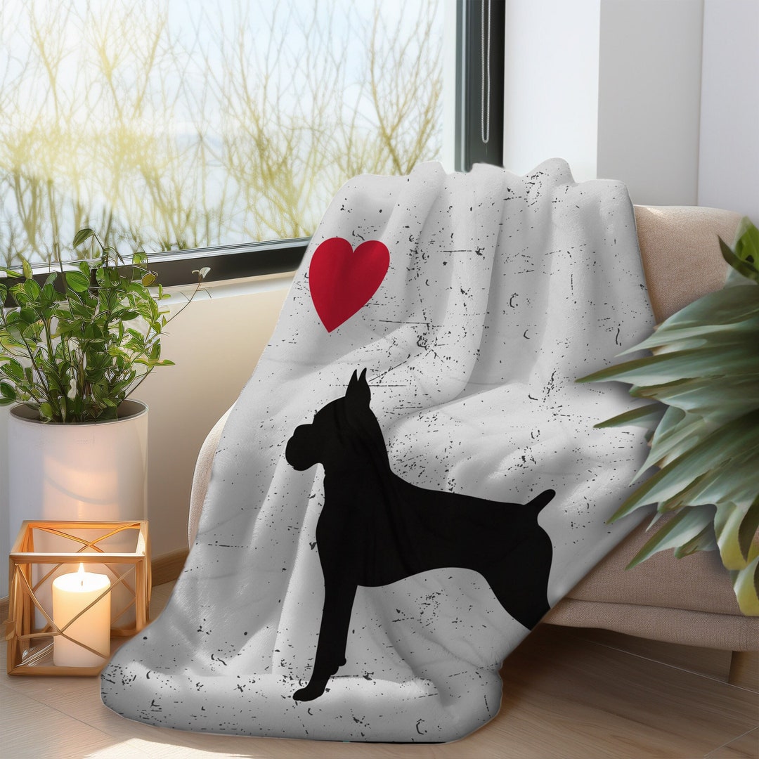 Boxer Dog Blanket Boxer Dog Gift Boxer Dog Mom Boxer Dog Momma Home ...
