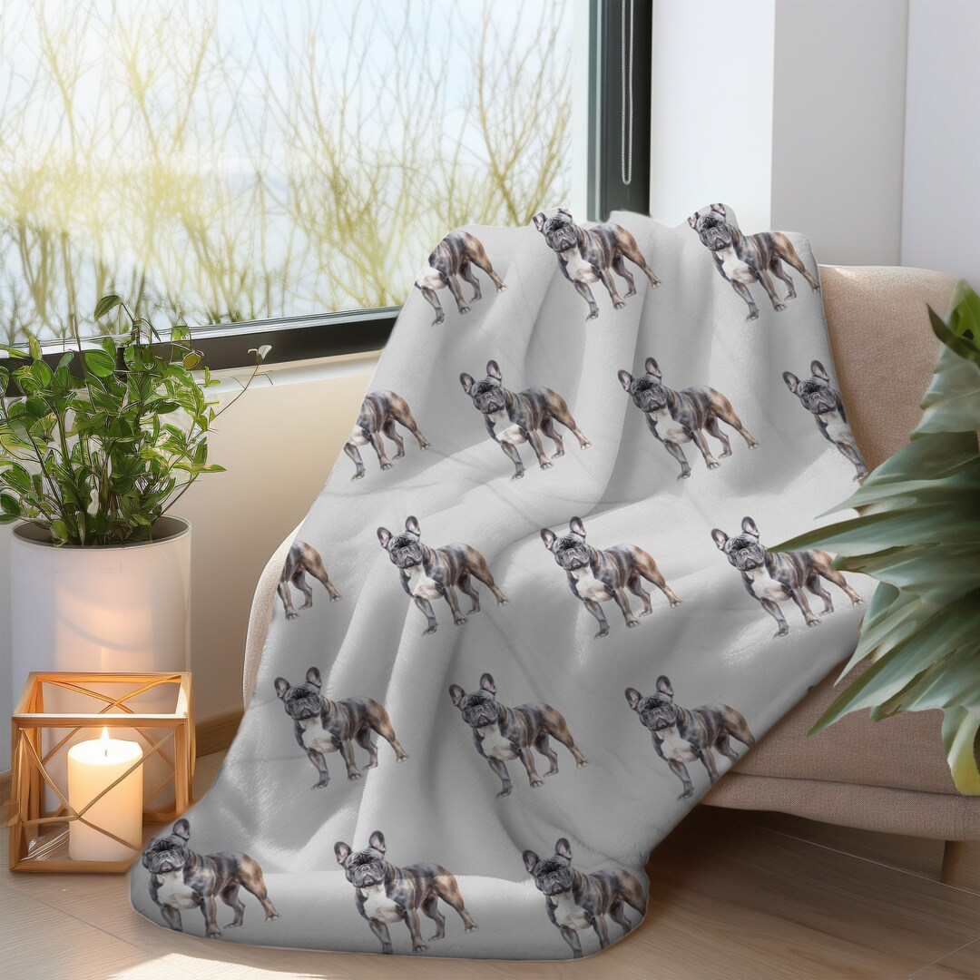 French Bulldog Cosy Blanket Gift for Frenchie Lover New Puppy Gift for ...