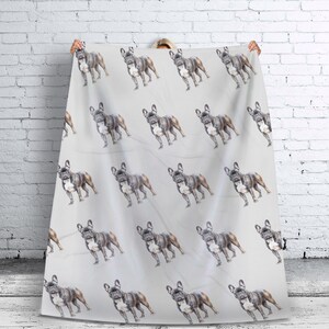 French Bulldog Cosy Blanket Gift for Frenchie Lover New Puppy Gift for ...
