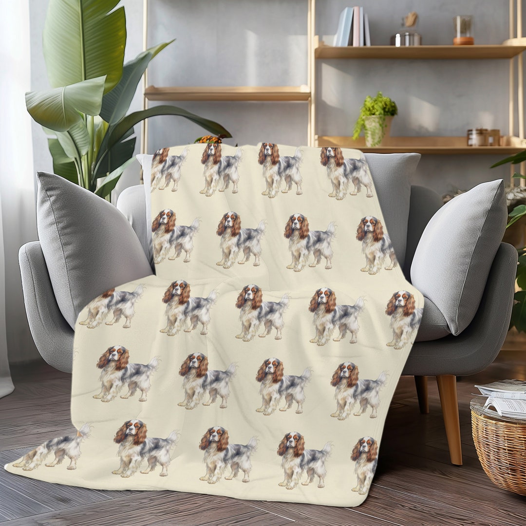 Cavalier King Charles Spaniel Cosy Blanket for King Charles Parent Gift ...