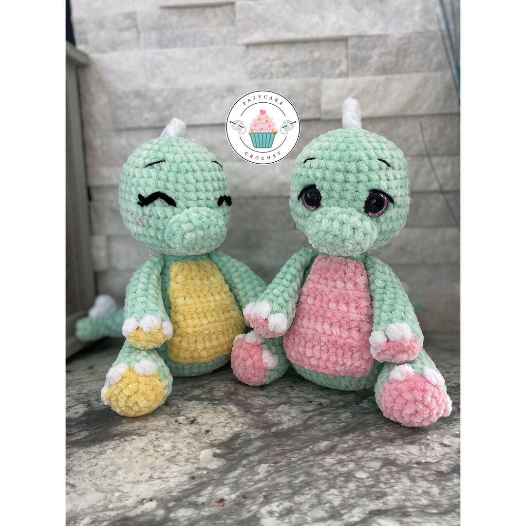 Amigurumi Dinosaur Pattern, Crochet Dinosaur, Dinosaur Toy Pattern ...