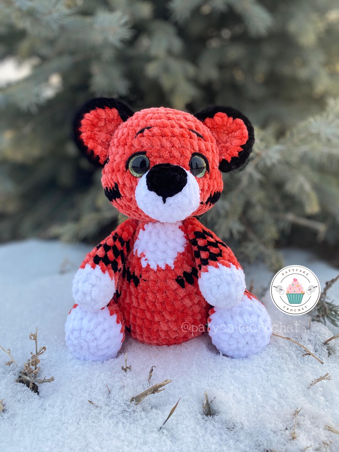 Amigurumi Tiger Pattern, Crochet Tiger, Tiger Toy Pattern, Tiger Plush ...