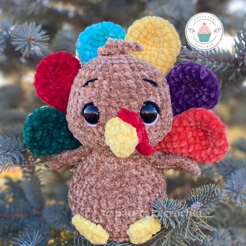 Crochet Turkey Pattern - Etsy