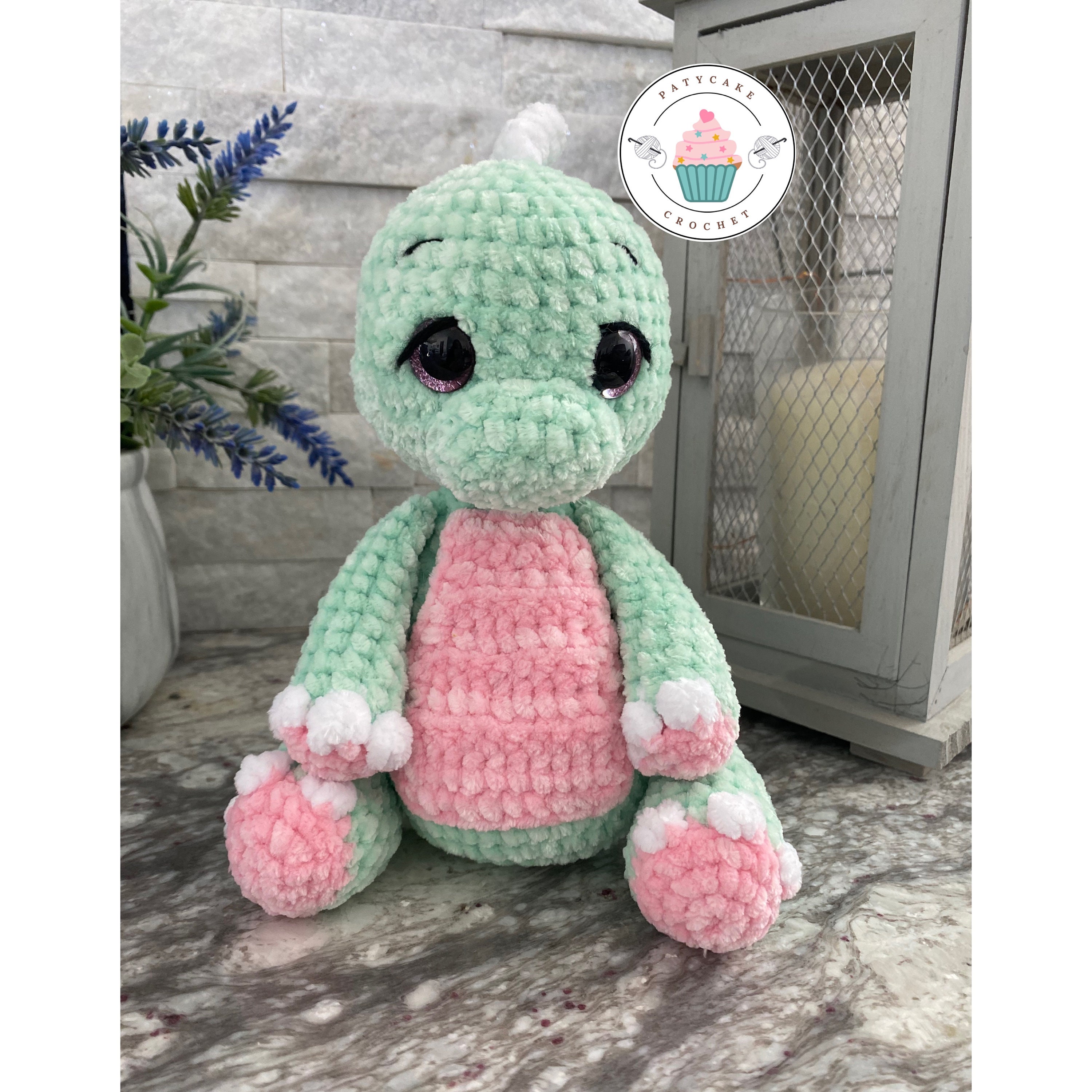 Amigurumi Dinosaur Pattern, Crochet Dinosaur, Dinosaur Toy Pattern ...