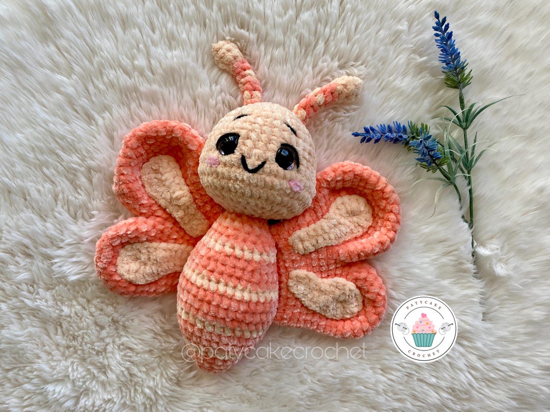 Crochet Butterfly Pattern, Amigurumi Butterfly Pattern, Crochet ...