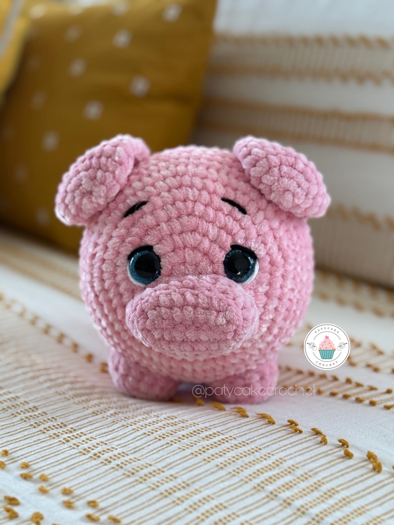 Amigurumi Pig Pattern, Crochet Pig, Pig Toy Pattern, Pig Plush Pattern ...