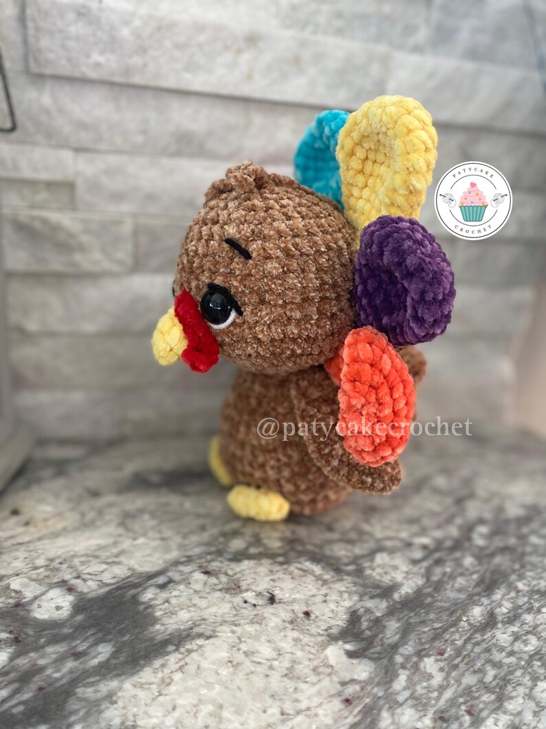 Crochet Turkey Pattern: Amigurumi Animal, Thanksgiving (PDF Pattern) - Etsy