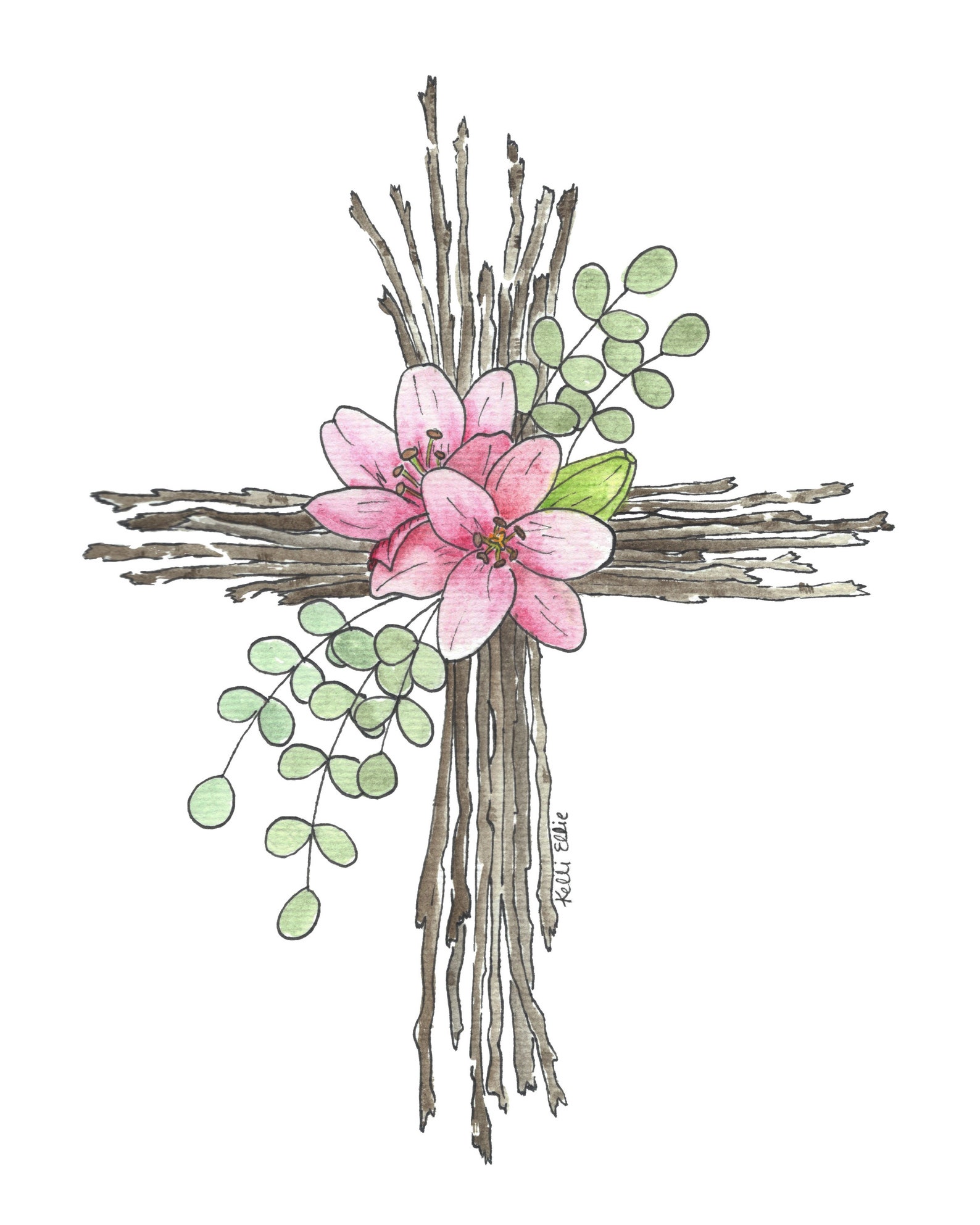 Digital Download Phone Wallpaper - Lilly Cross - Etsy
