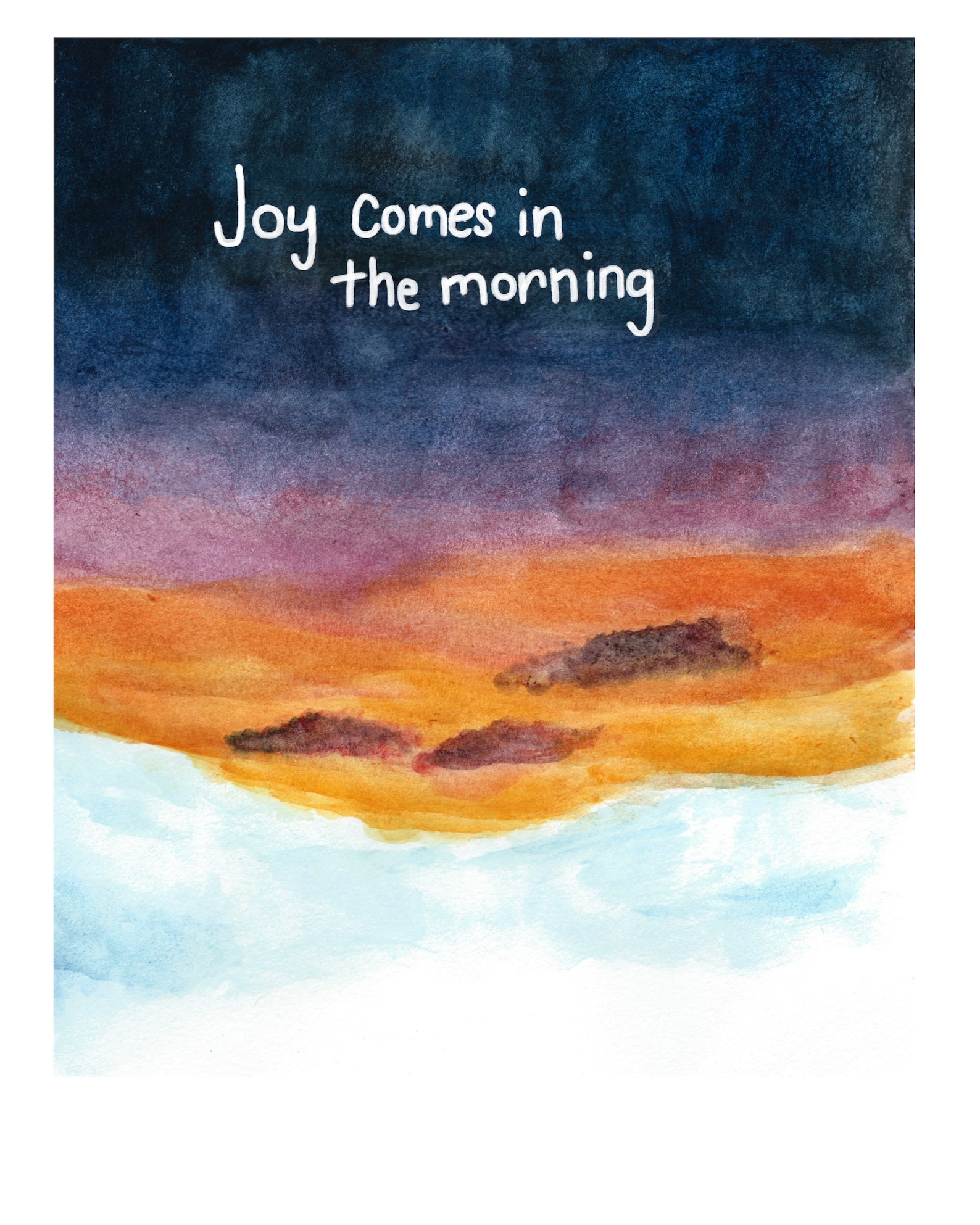 Joy Comes in the Morning Digital Art Print | Etsy