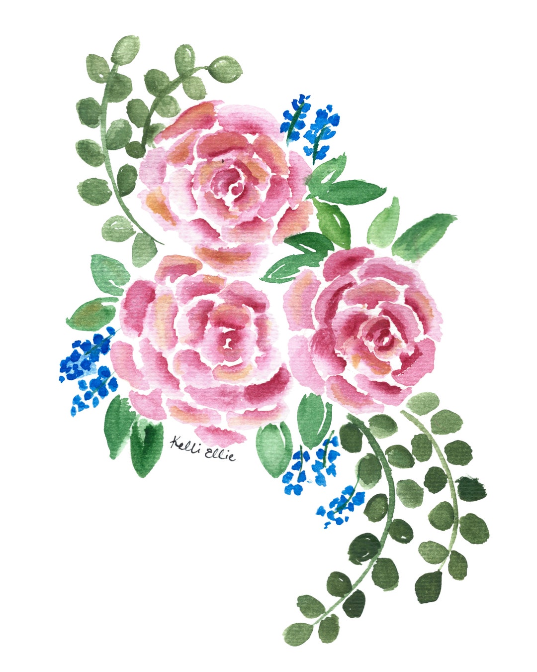 Digital Download Art Print - Roses - Etsy