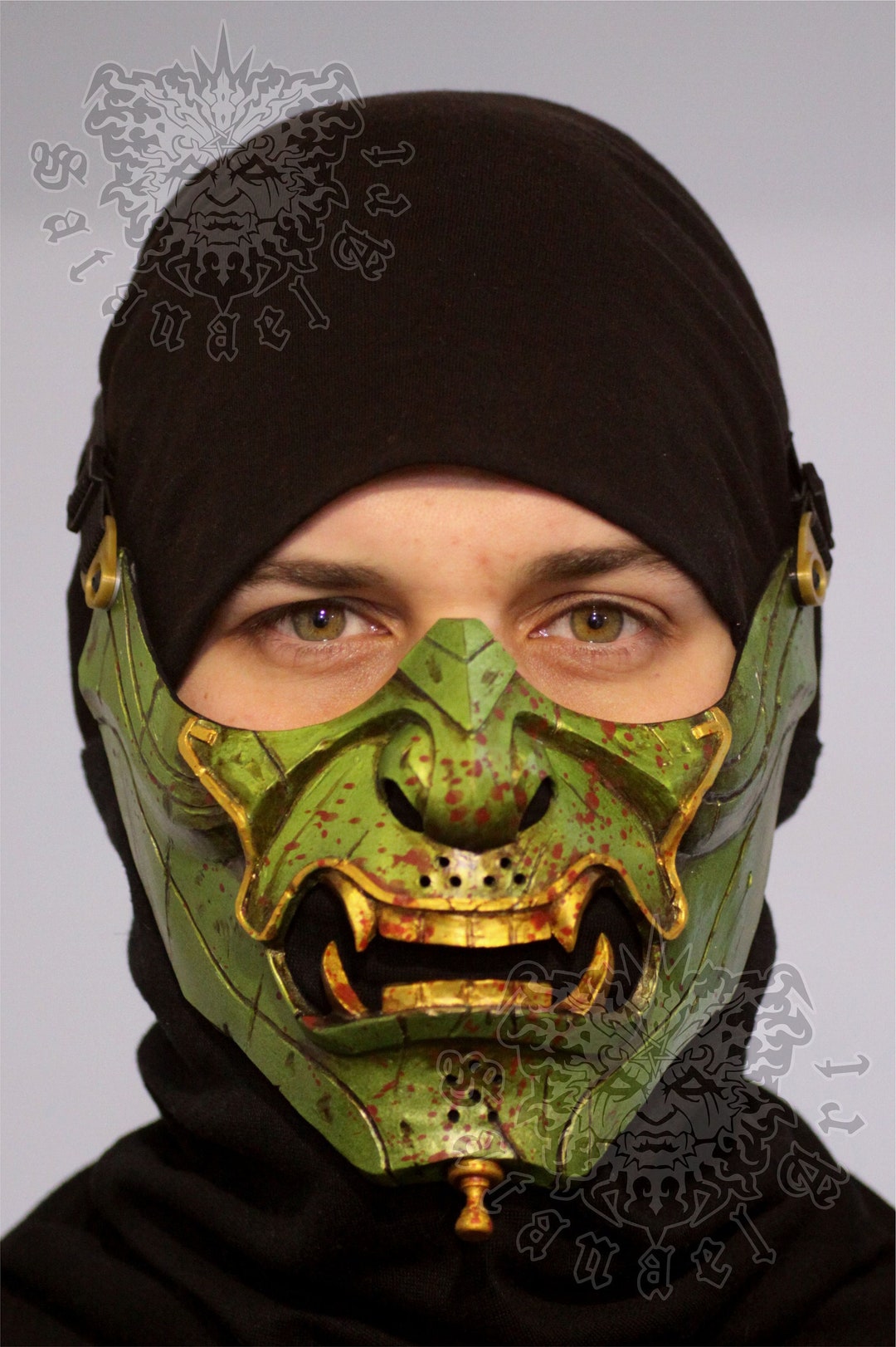 Ghost of Tsushima: Sakai Mask Metalic Green - Etsy