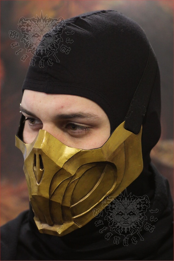 Mortal Kombat Scorpion Face Paint