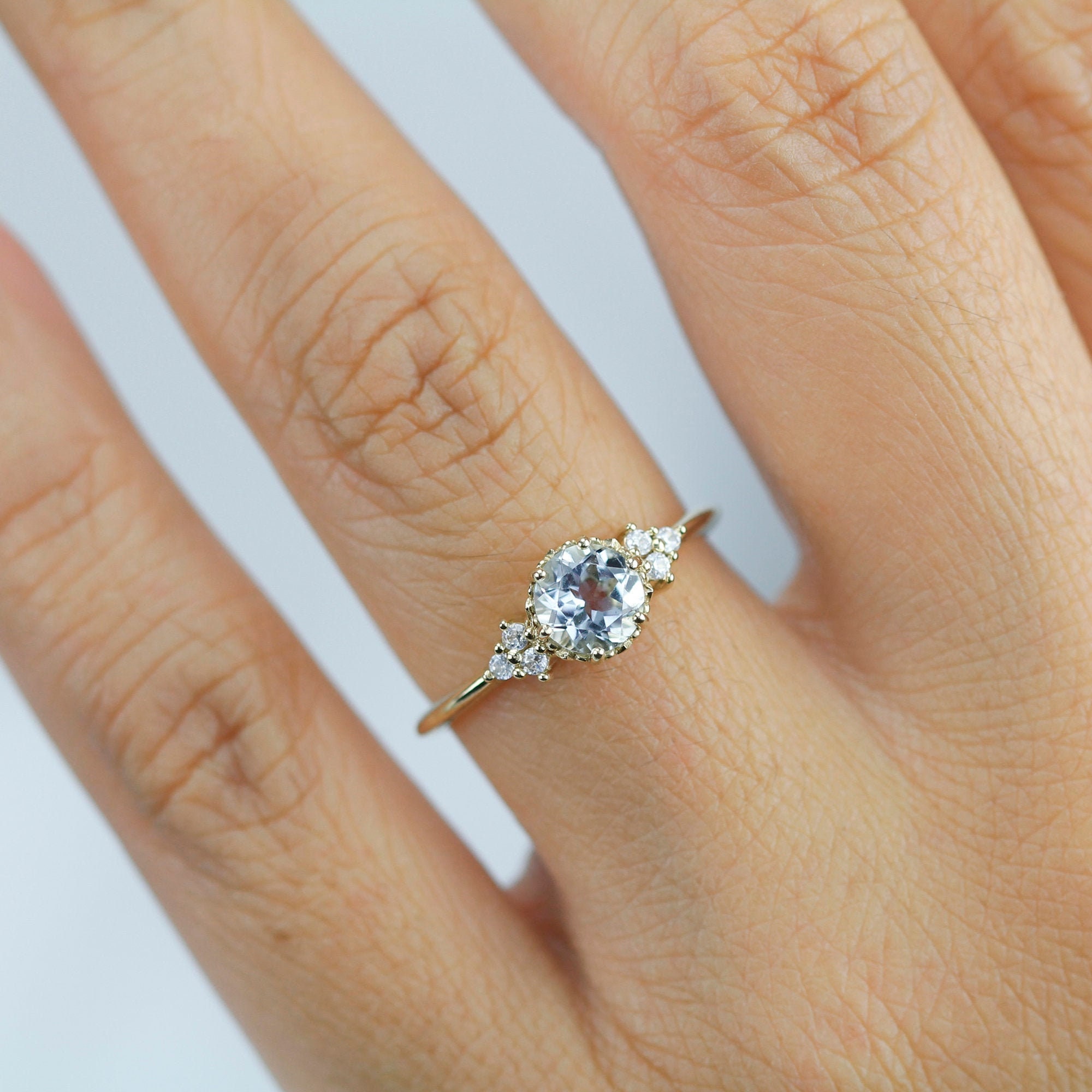 Simple Antique Engagement Rings