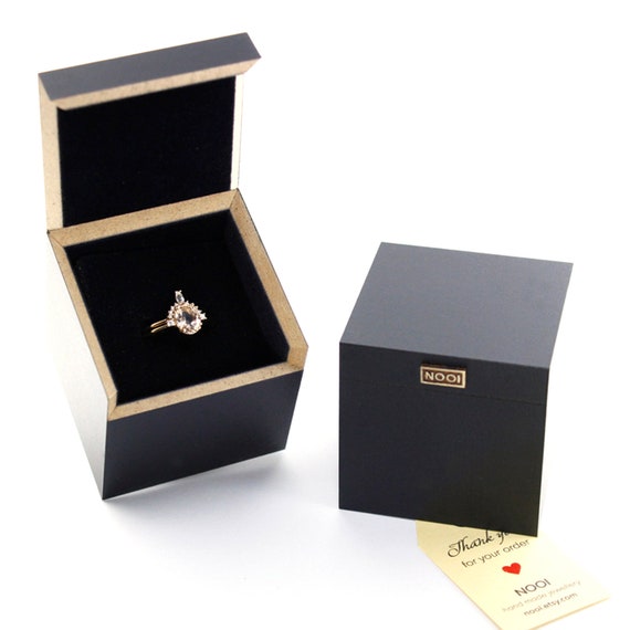 Simple Engagement Ring In Box
