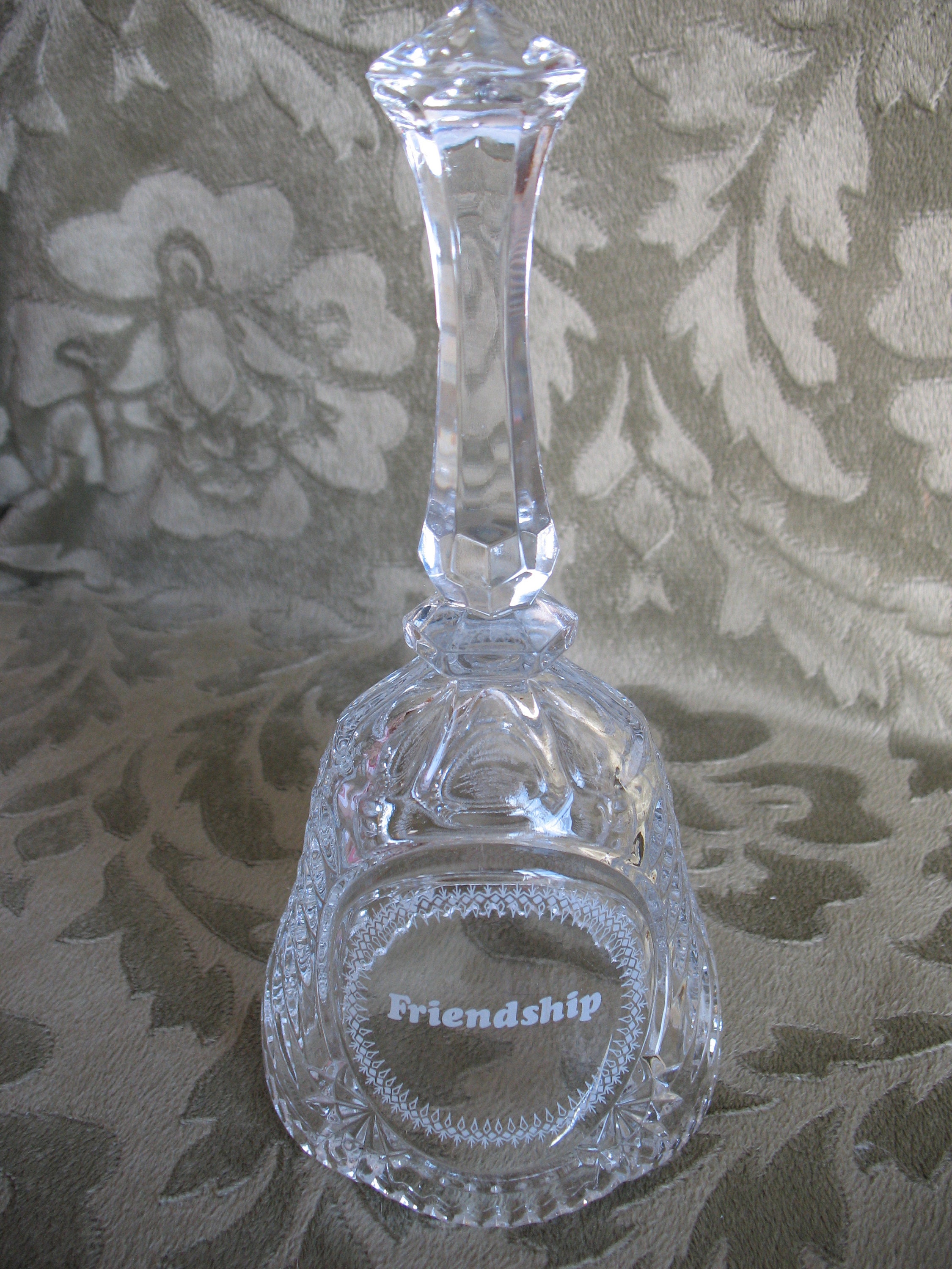 1988 Artmark Chicago Friendship Crystal Bell - Etsy