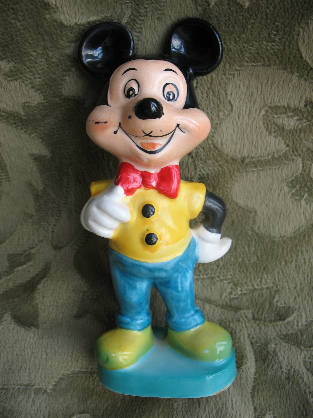 Rare Vintage 1960 Walt Disney Productions Mickey Mouse Figurine - Etsy
