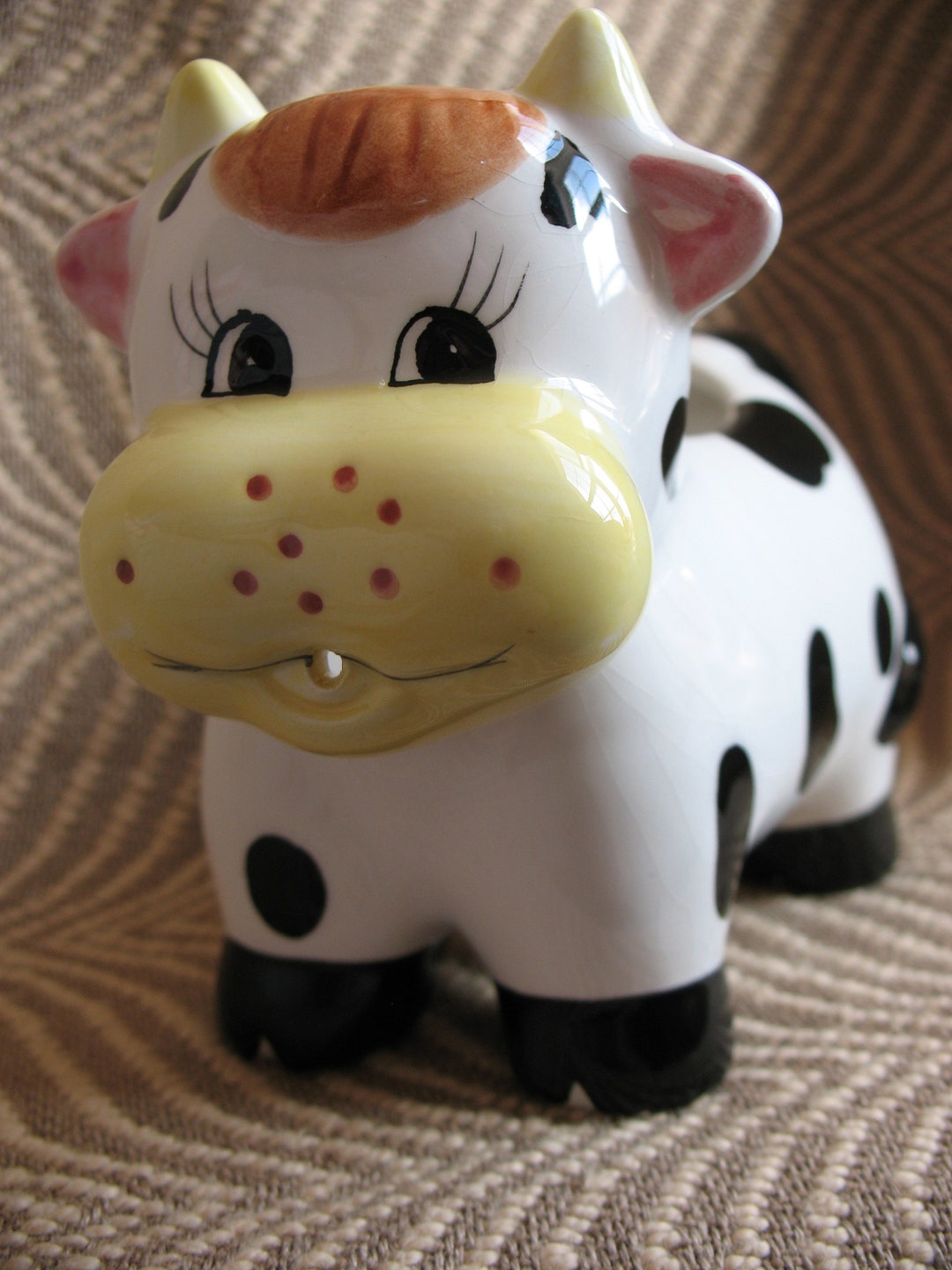 Vintage Houston Harvest Holstein Cow Creamer-item #1978FY04 - Etsy