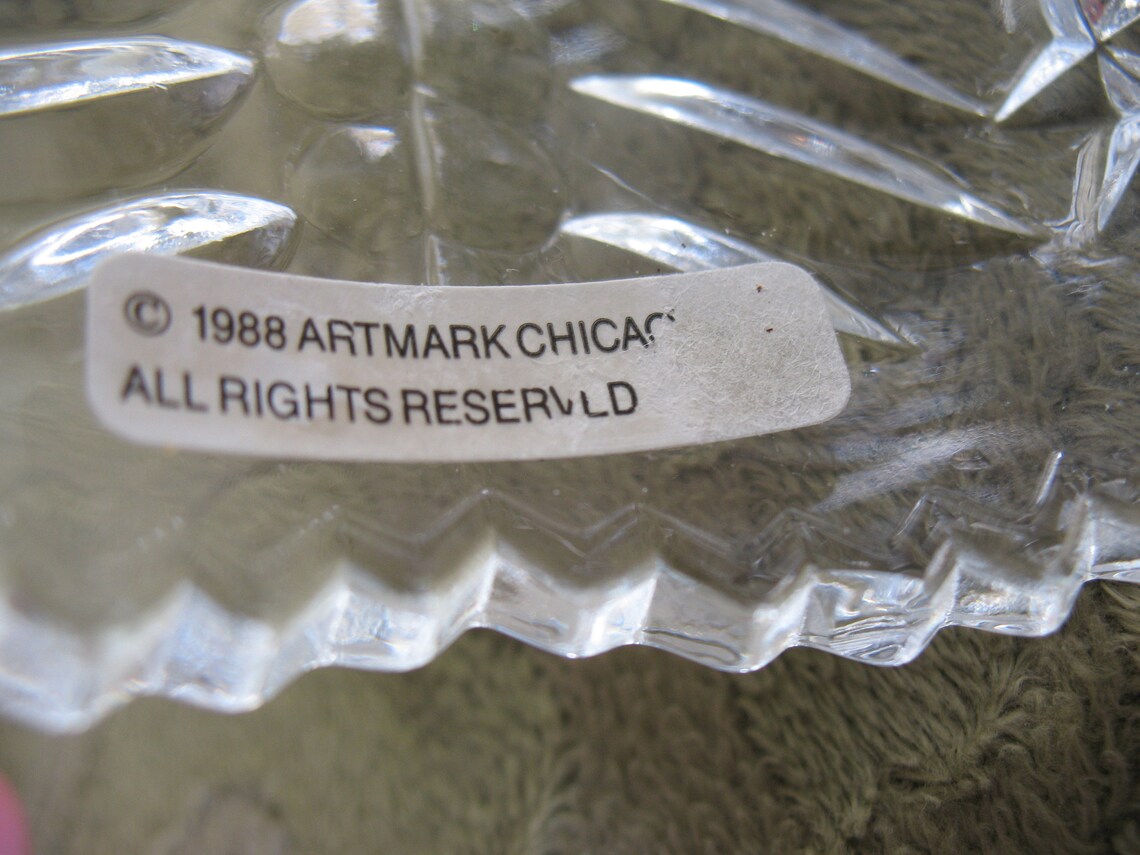 1988 Artmark Chicago Friendship Crystal Bell - Etsy