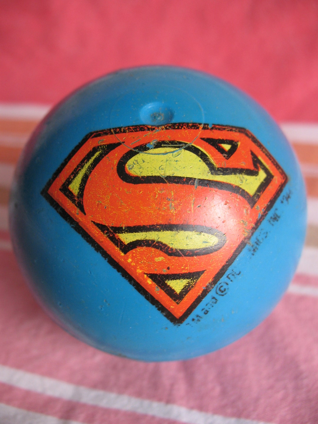1978 Superman DC Comics Inc. Plastic Rattle Ball - Etsy