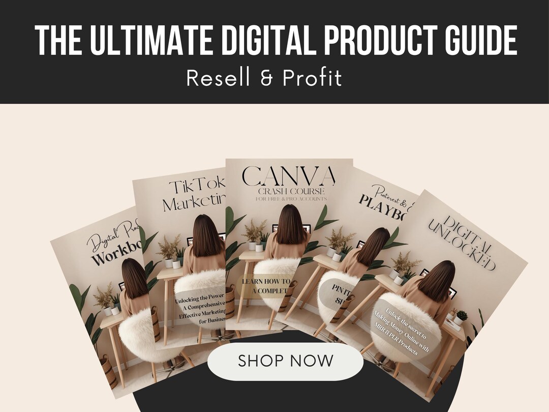 Ultimate Digital Product Starter Kit | Editable Templates | Resell ...