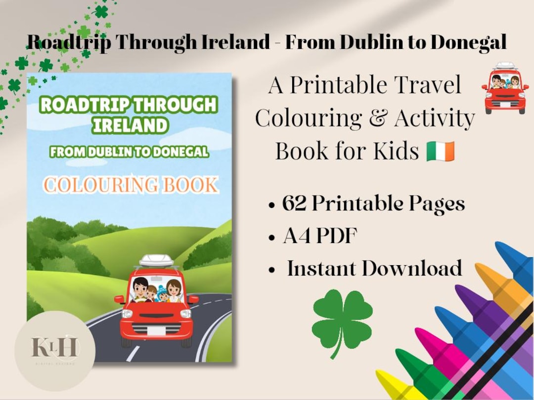 Roadtrip Through Ireland – From Dublin to Donegal | Kids Printable ...