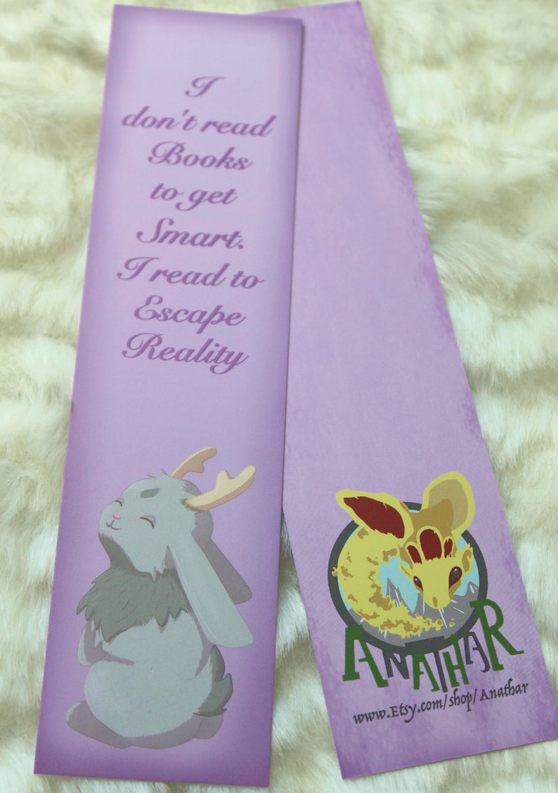 Bunnicorns and Jackalopes Bookmarks - Etsy UK