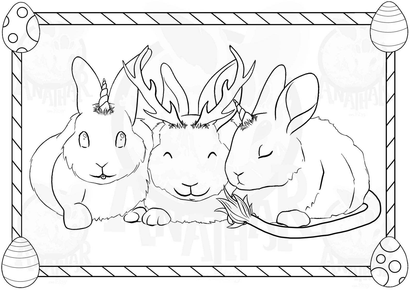 Jackalope Coloring Pages Coloring Pages