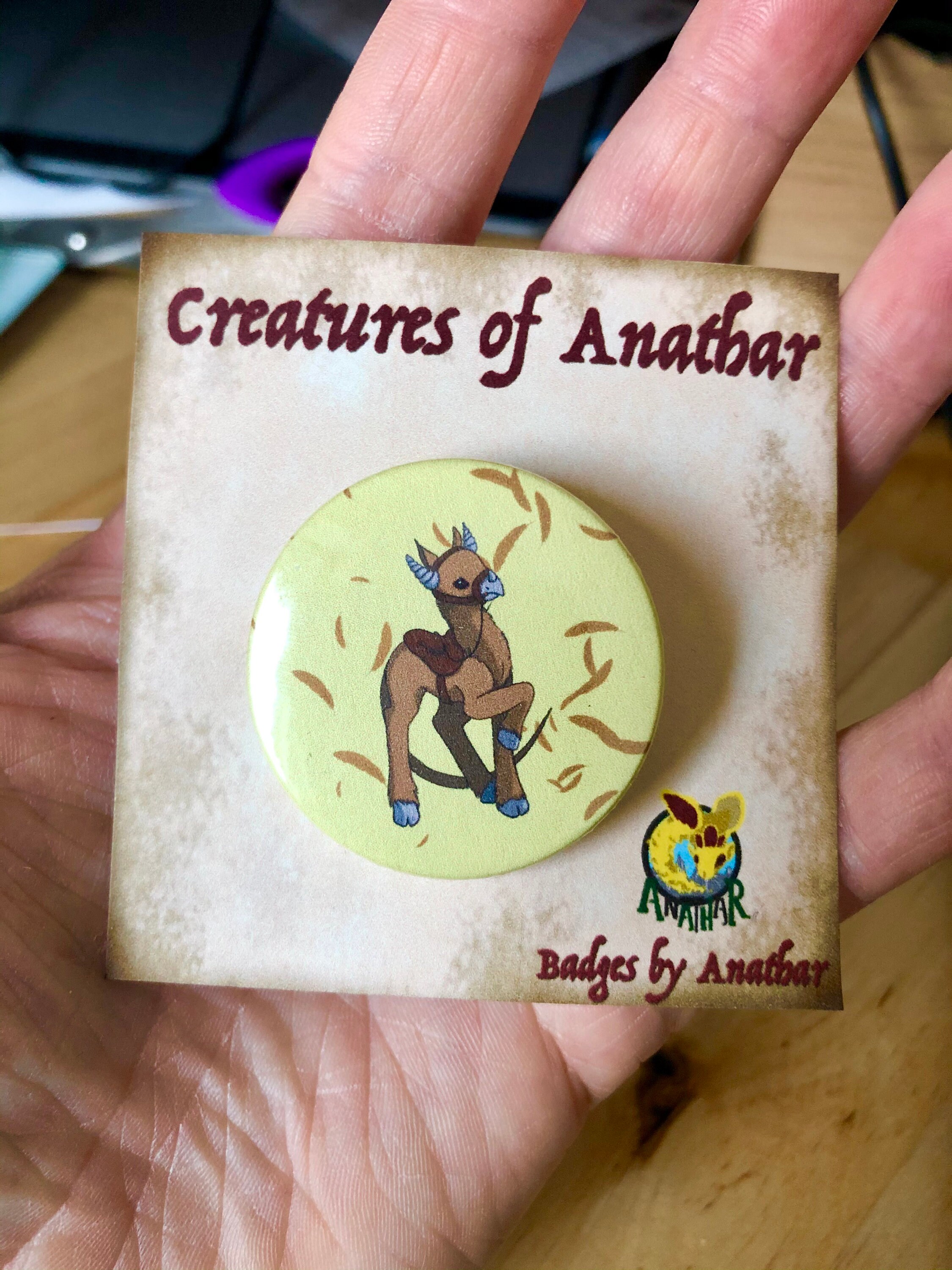 Insignias de 38 mm Criaturas de Anathar - Etsy España