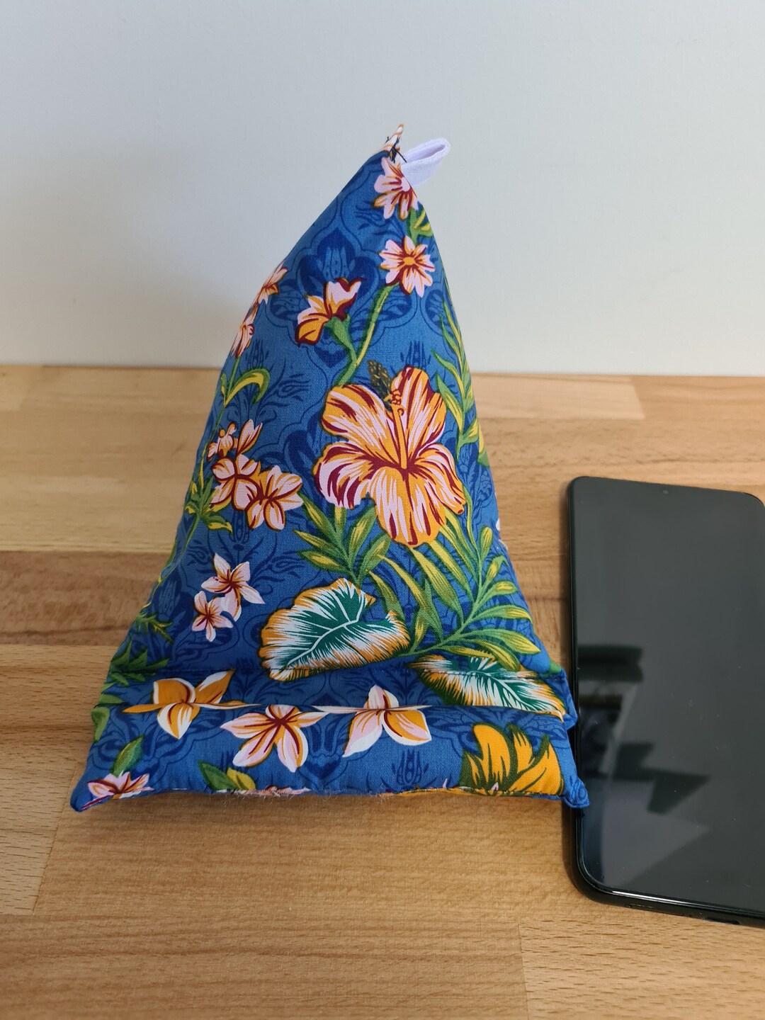 Phone Pillow. Cell Phone Holder. iPhone Bean Bag Holder. Fabric Phone ...