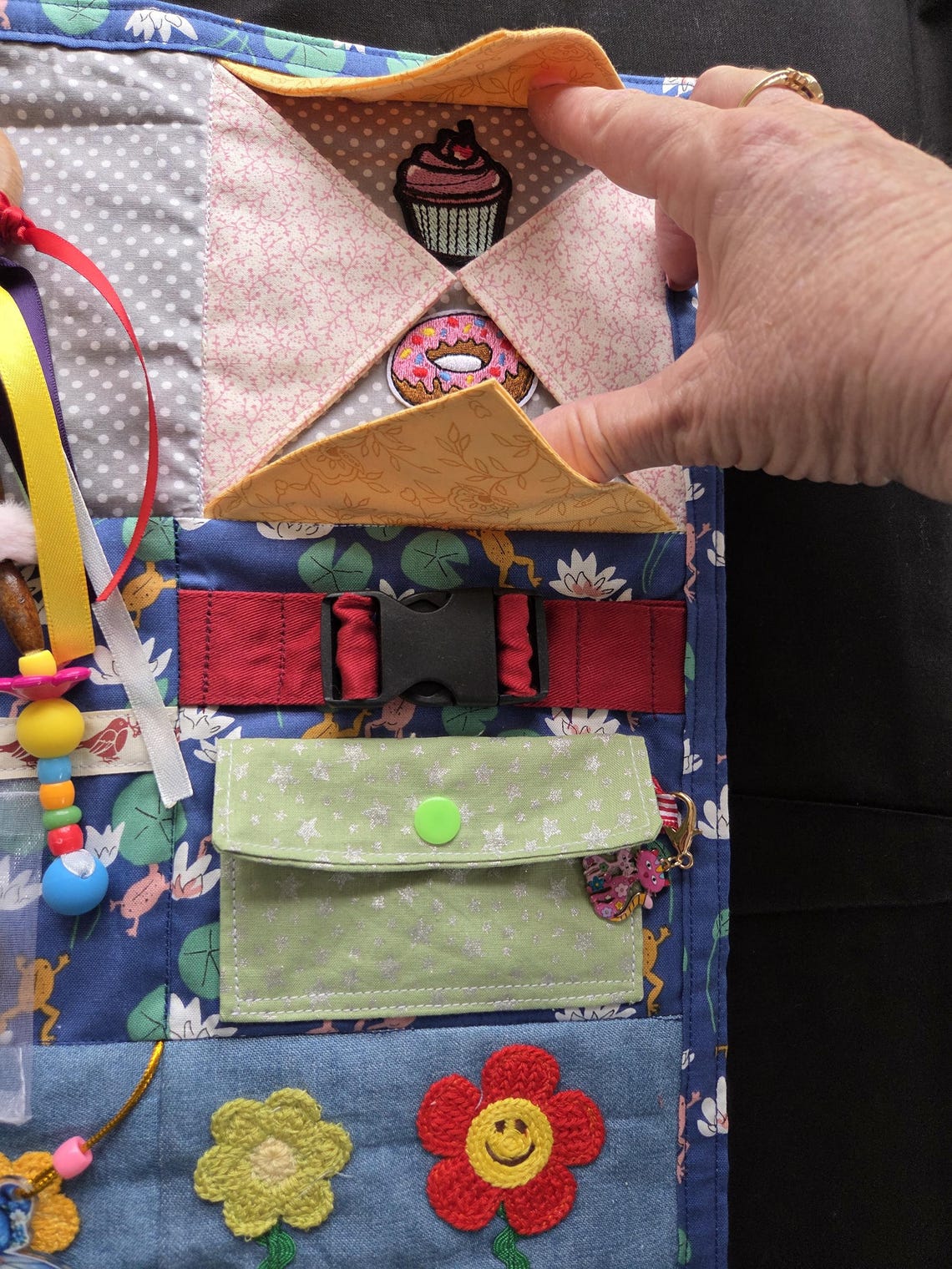 Sensory Fidget Quilt: Dementia Activity Mat for Restless Hands - Etsy