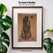 Thai Traditional Art of Hand of the Buddha by Printing on Sepia Paper ...
