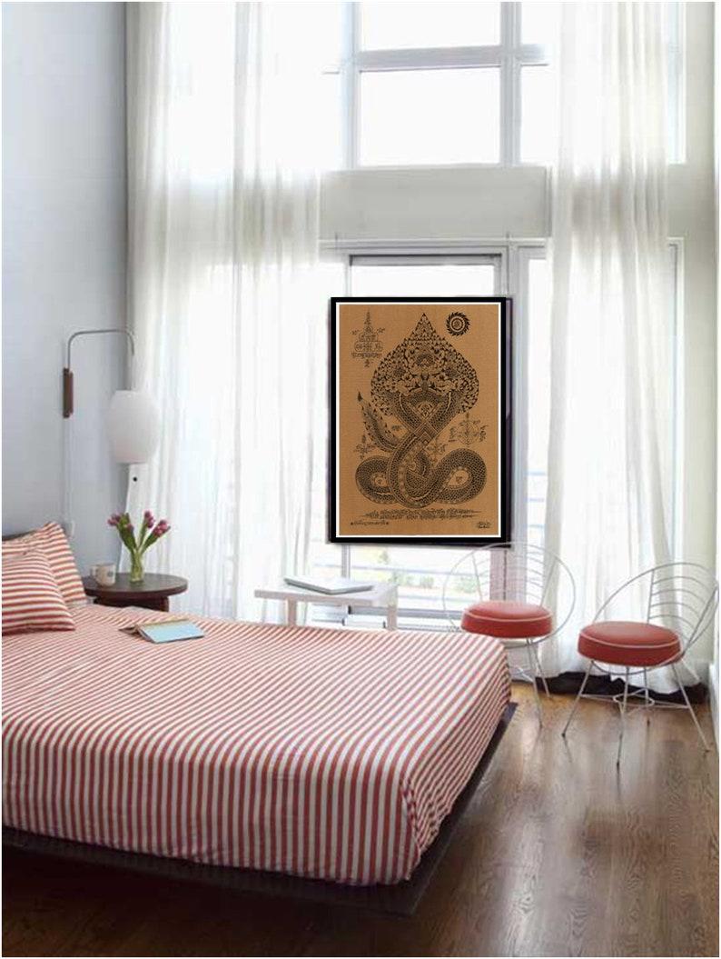 Digital File Download, Prints Art,thai Traditional Art of Naga Print ...