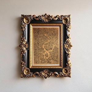 Thai Traditional Art of Tree by Printing on Sepia Paper - Etsy