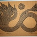 Thai Traditional Art of Naga by Printing on Sepia Paper - Etsy