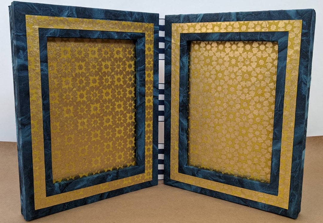 Custom Hinged Double 5x7 Picture Frame - Etsy