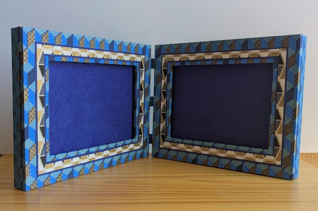 Hinged Double 5x7 Picture Frame - Etsy