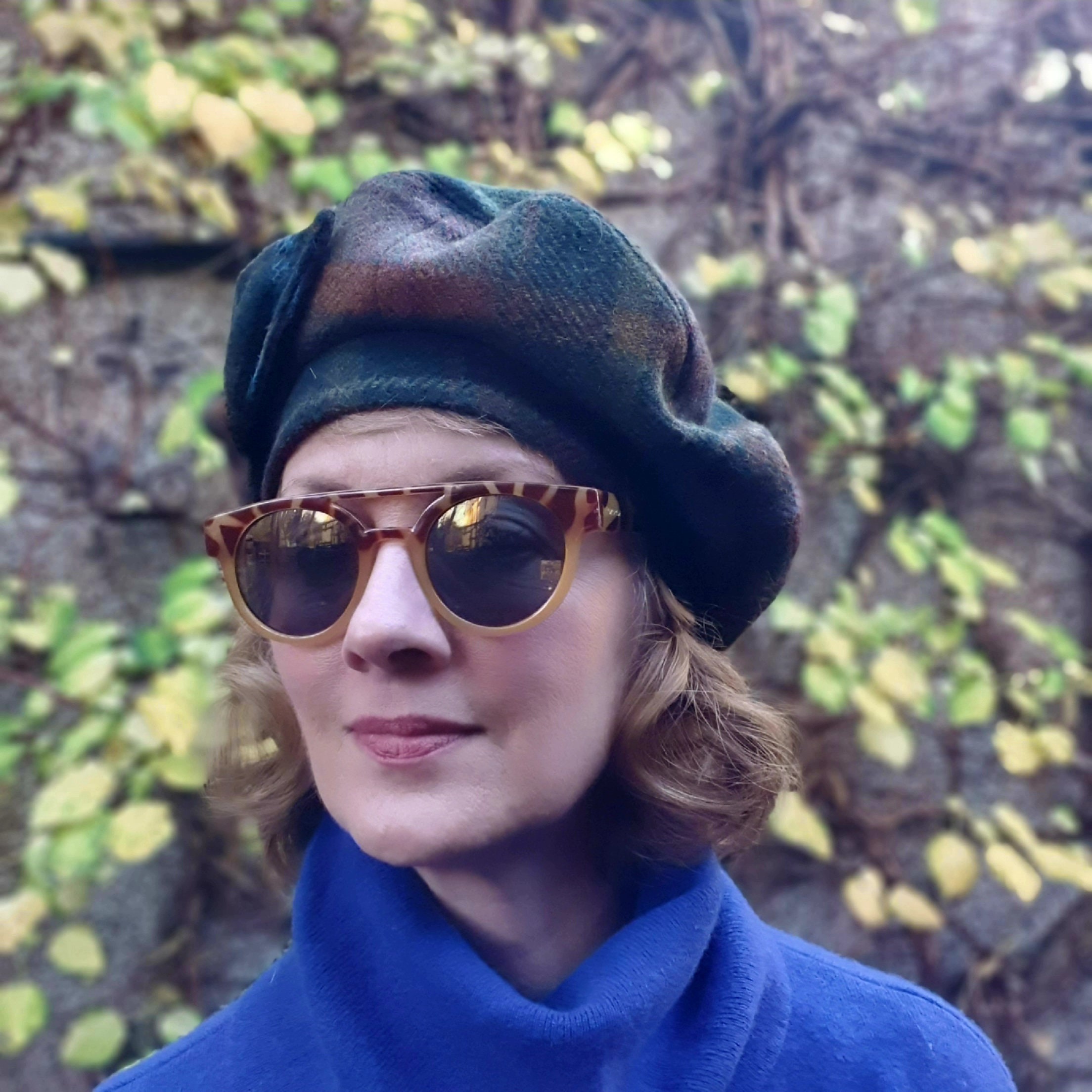 Wool Tartan Plaid Beret With Bow // Vintage Style Tam O'shanter ...