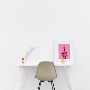 Middle Finger, Flipping the Bird, PRINTABLE Wall Art, Funny Poster ...