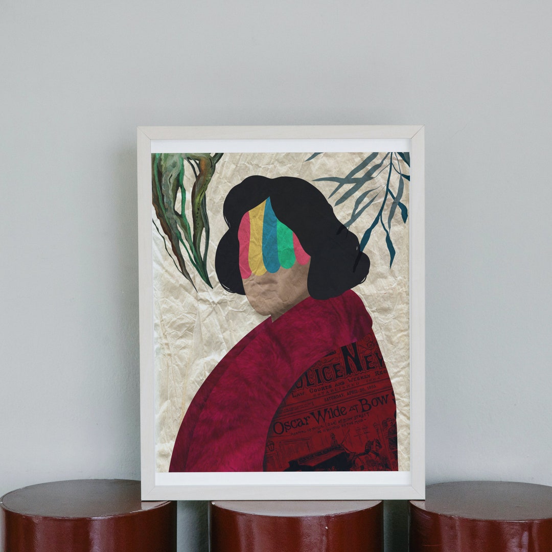 Colorful Oscar Wilde Printable Poster Creative Collage Art - Etsy