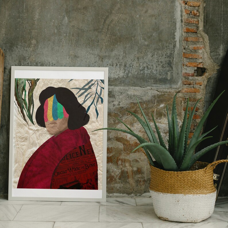 Colorful Oscar Wilde Printable Poster, Oscar Wilde Poster, Oscar Wilde ...