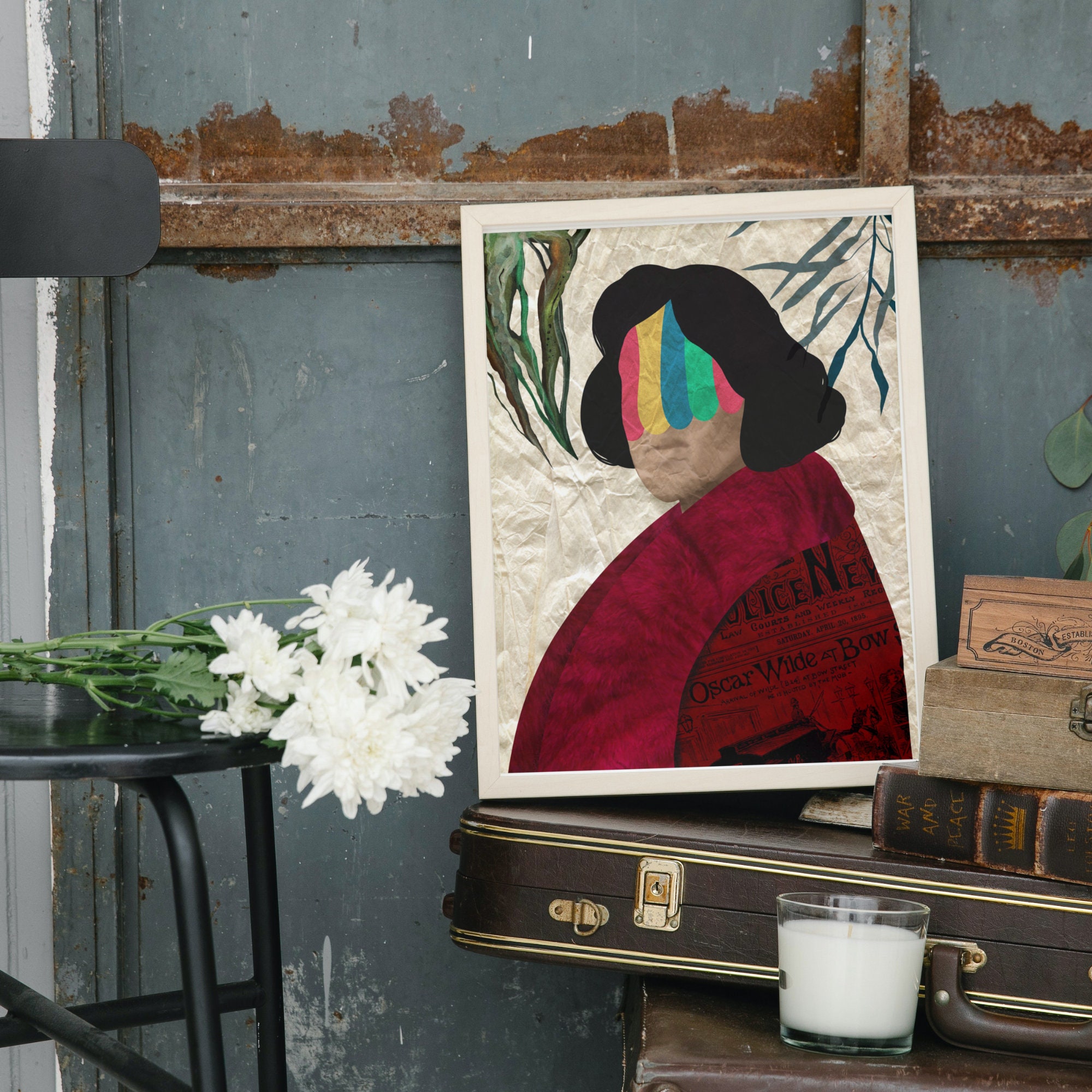 Colorful Oscar Wilde Printable Poster, Oscar Wilde Poster, Oscar Wilde ...