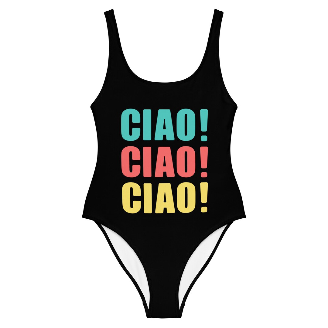 Ciao One-piece Swimsuit,italy Swimsuit - Etsy