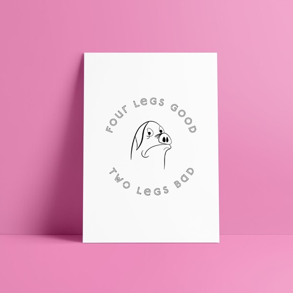 George Orwell Animal Farm Posters - Etsy