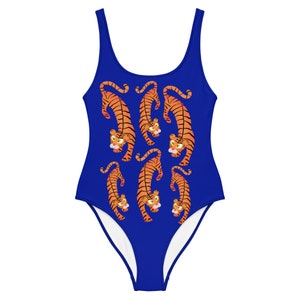 Siberian Tiger One-piece Swimsuit - Etsy